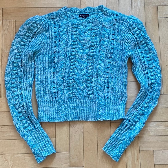 Club Monaco | Sweaters | Club Monaco Sweater With Fancy Cable Knit ...